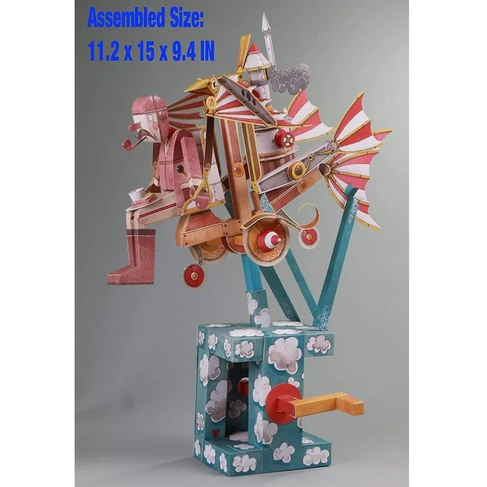 Hand Crafted | Toys | New Paper Toy Automatron Automata Papercraft 3d ...